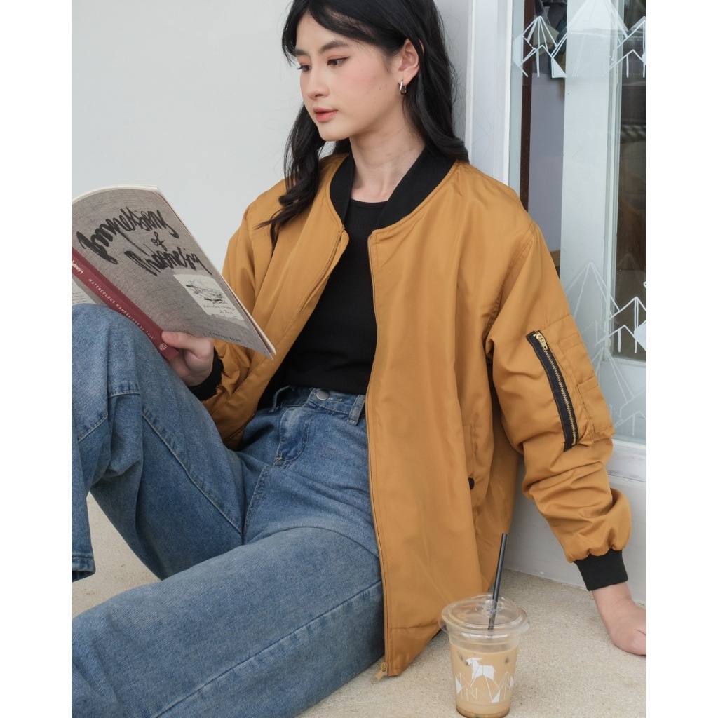 Jual Myrubylicious BLAZE JACKET | JACKET | JACKET WANITA | JACKET LENGAN PANJANG | JACKET POLOS ...