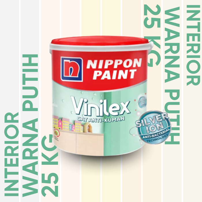 Jual Cat Tembok Vinilex Silver Ion Nippon Paint Interior Warna Putih ...