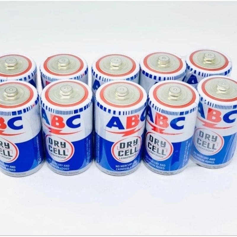 Jual Abc Baterai Size D biru besar R20 harga per 2 pcs | Shopee Indonesia