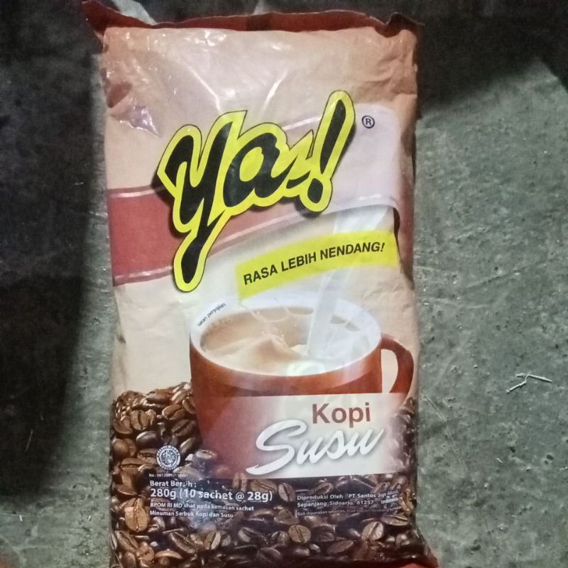 Jual Ya kopi susu 280ml (10 sachet) | Shopee Indonesia