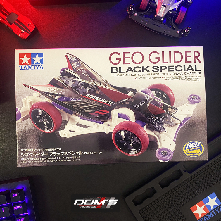 Jual TAMIYA 95564 GEO GLIDER BLACK SPECIAL - FMA CHASSIS - REV SERIES ...