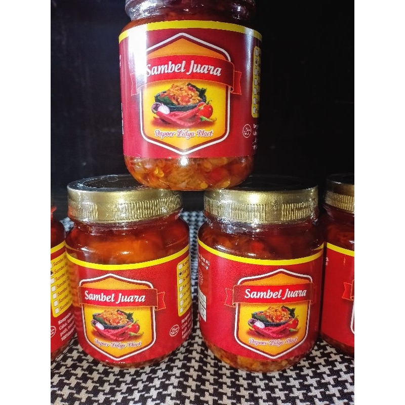 Jual Sambel Cumi/Sambel juara/Sambel pedes enak/Halal/Sambel Juara ...