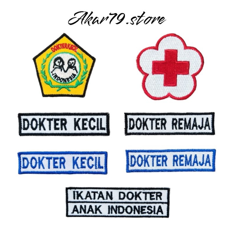 Jual BORDIR,BADGE,LOGO,PATCH,EMBLEM,ATRIBUT,PROFESI ANAK, DOKTER KECIL ...