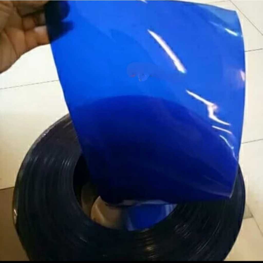 Jual Tirai PVC Curtain Biru 2mm x 20cm x 50 meter | Shopee Indonesia