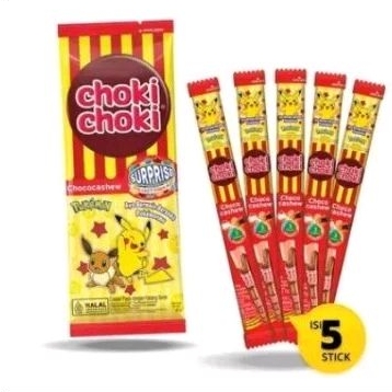 Jual CHOKI CHOKI ISI 5 COKLAT STICK COKI COKI | Shopee Indonesia