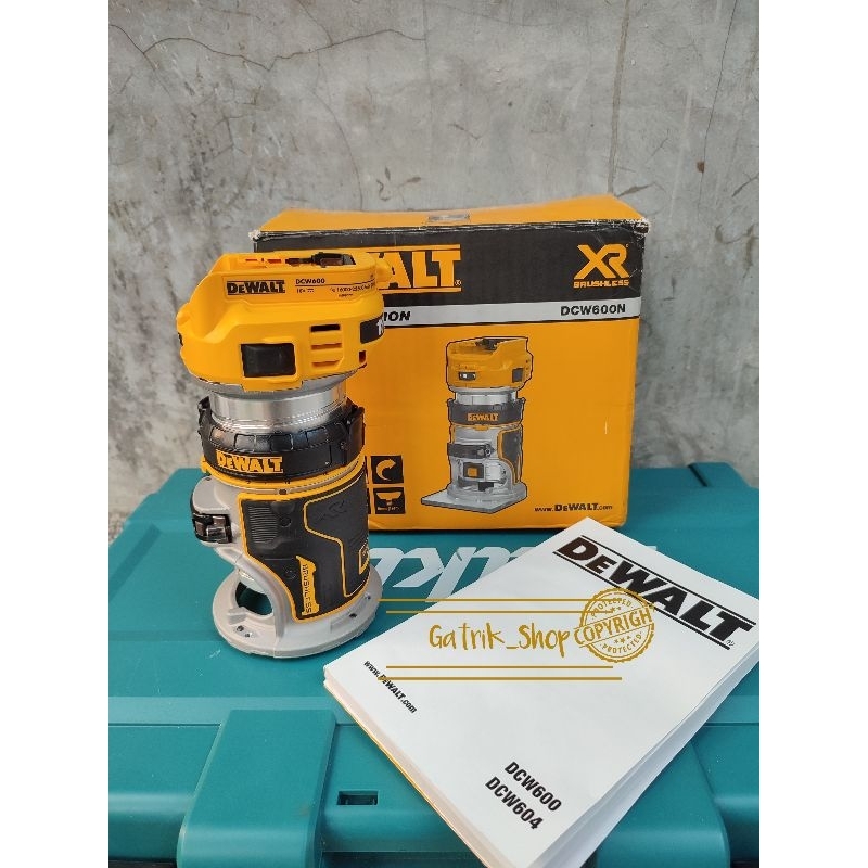 Jual Dewalt DCW 600B Profil Dewalt 18 / 20V XR Cordless Router DCW600B ...