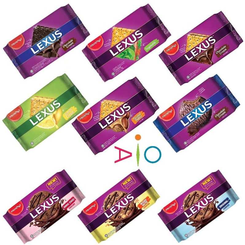 Jual Munchy's LEXUS Cookies 189g | Biskuit Sandwich Calcium Crackers 190g | Shopee Indonesia