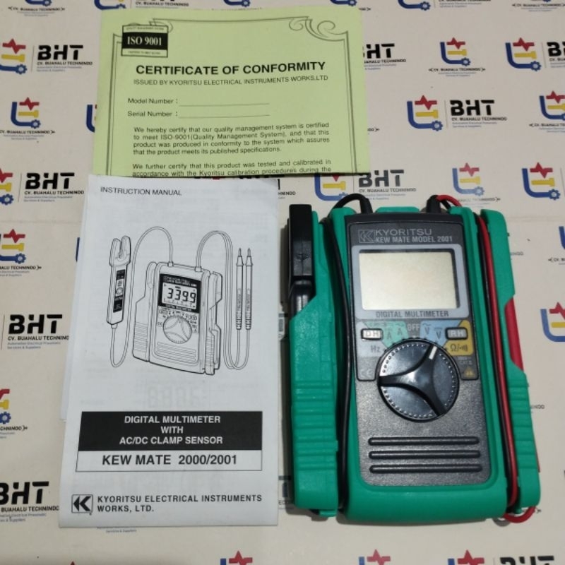 Jual Digital Multimeter With Clamp Sensor Kewmate 2001 Pocket ...