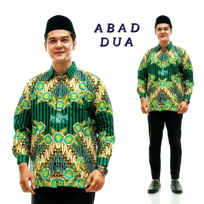 Jual BSWART Ansor Seragam NU Satu Abad Baju Batik NU Milenium Batik ...