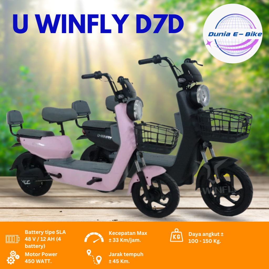 Jual SEPEDA LISTRIK UWINFLY D7D | Shopee Indonesia