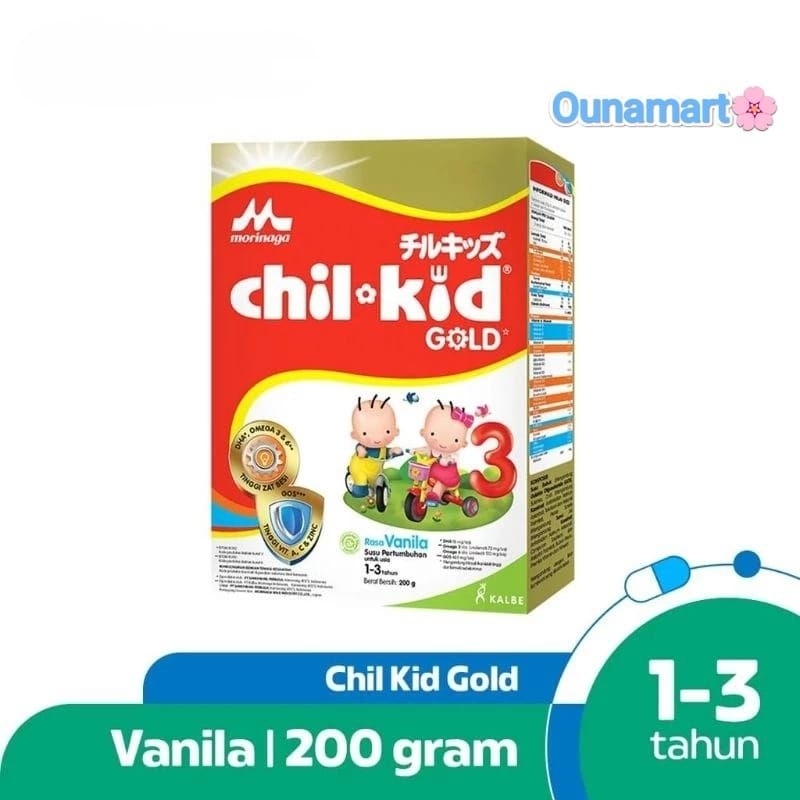Jual CHIL-KID/ CHILKID GOLD 1-3 tahun MADU VANILLA 200/400 G | Shopee ...