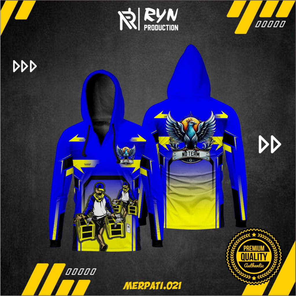 Jual JERSEY MERPATI FULL PRINTING BISA CUSTOM NAMA TEAM DAN LOGO ...