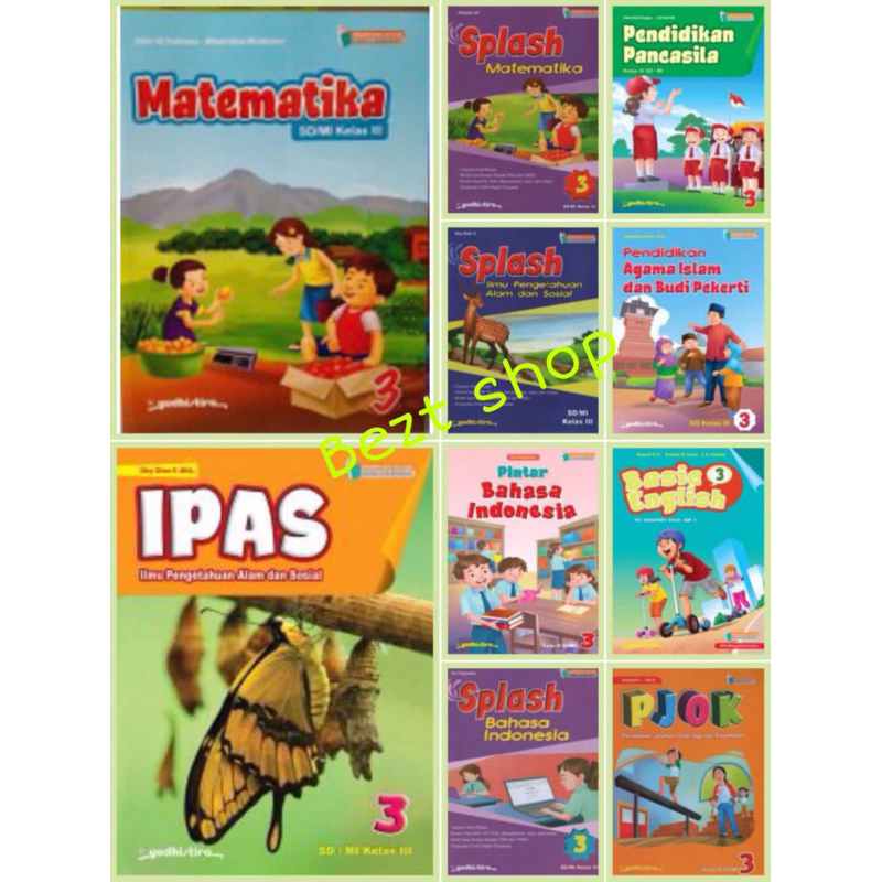 Jual Buku paket kelas III-3 SD/MI Kurikulum Merdeka-Yudhistira | Shopee Indonesia