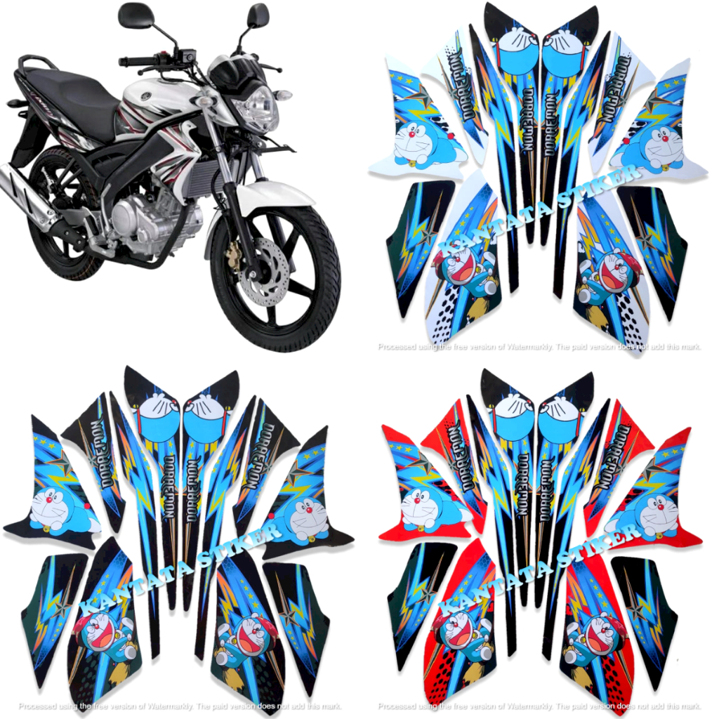 Jual STIKER STRIPING LIS LES BODY MOTOR YAMAHA VIXION OLD VARIASI ...