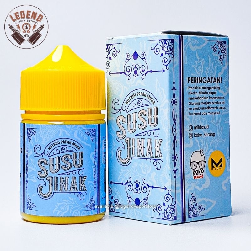Jual FREEBASE - LIQUID SUSU JINAK Nutrisi Papah Muda 60ML 3MG 6MG 9MG ...