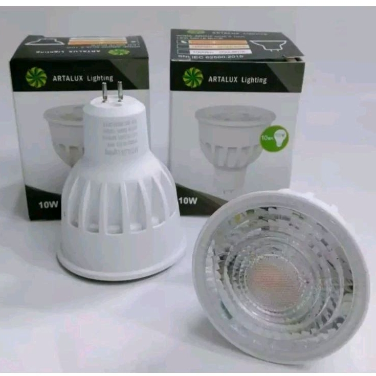 Jual Lampu Sorot Halogen Artalux Mr16 COB 10W Tusuk 220V/ Lampu ...