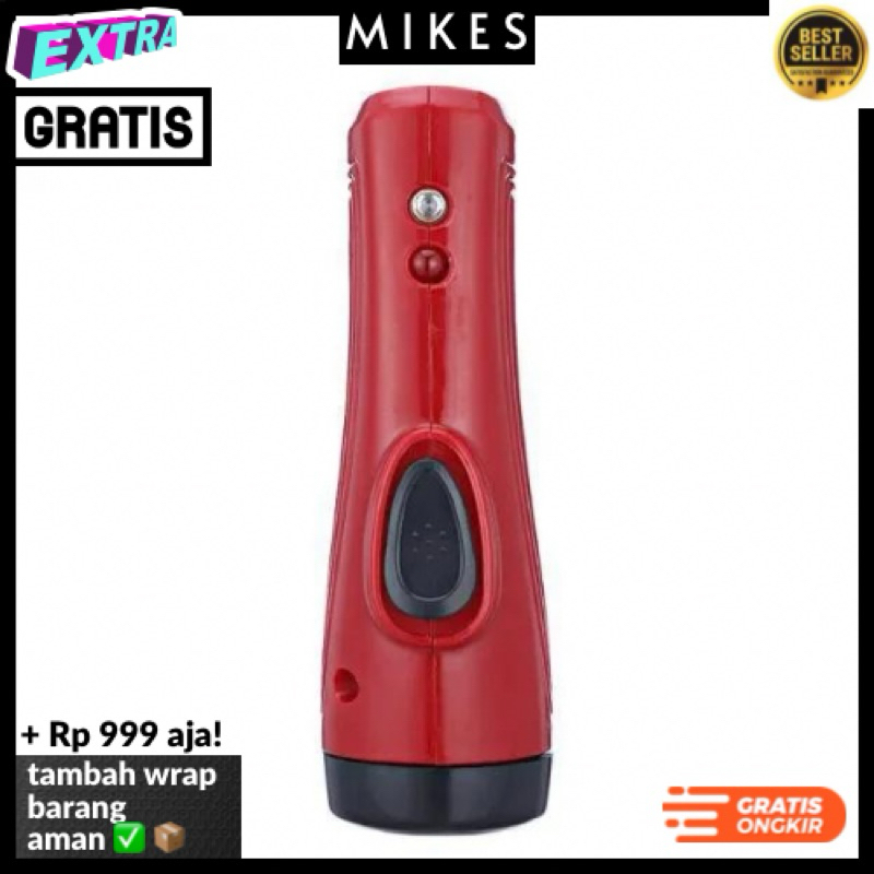 Jual (Senter Terompet) mini led terang kepala luby baterai portable ...