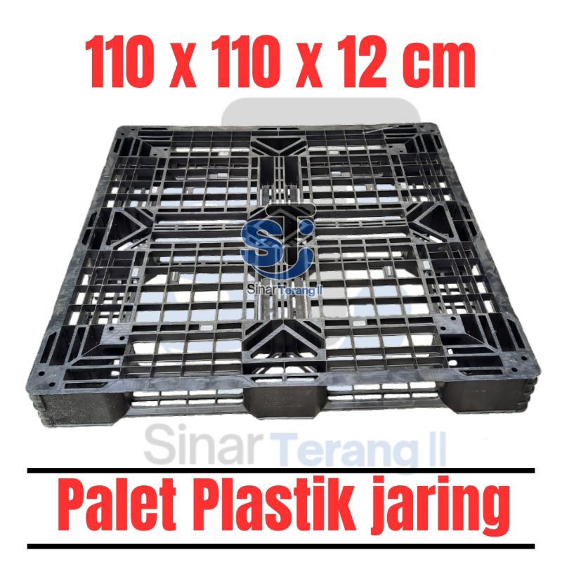 Jual Palet Plastik 110x110x12cm / Palet Plastik Tahan Lama / Palet Plastik Tatakan Barang ...