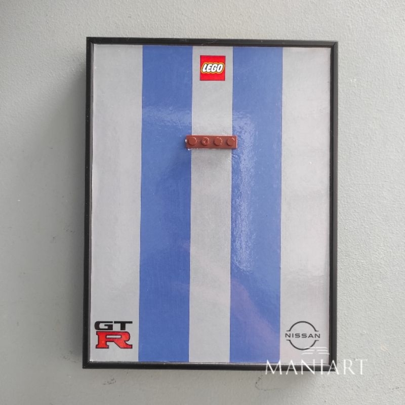 Jual Nissan Lego Speed Champions Display Poster Frameblock Wall Mount ...