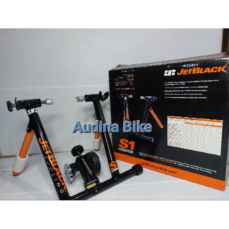 Jual Roller Trainer Sepeda JET BLACK S1 Jet Black Magnet QR Dan TA ...