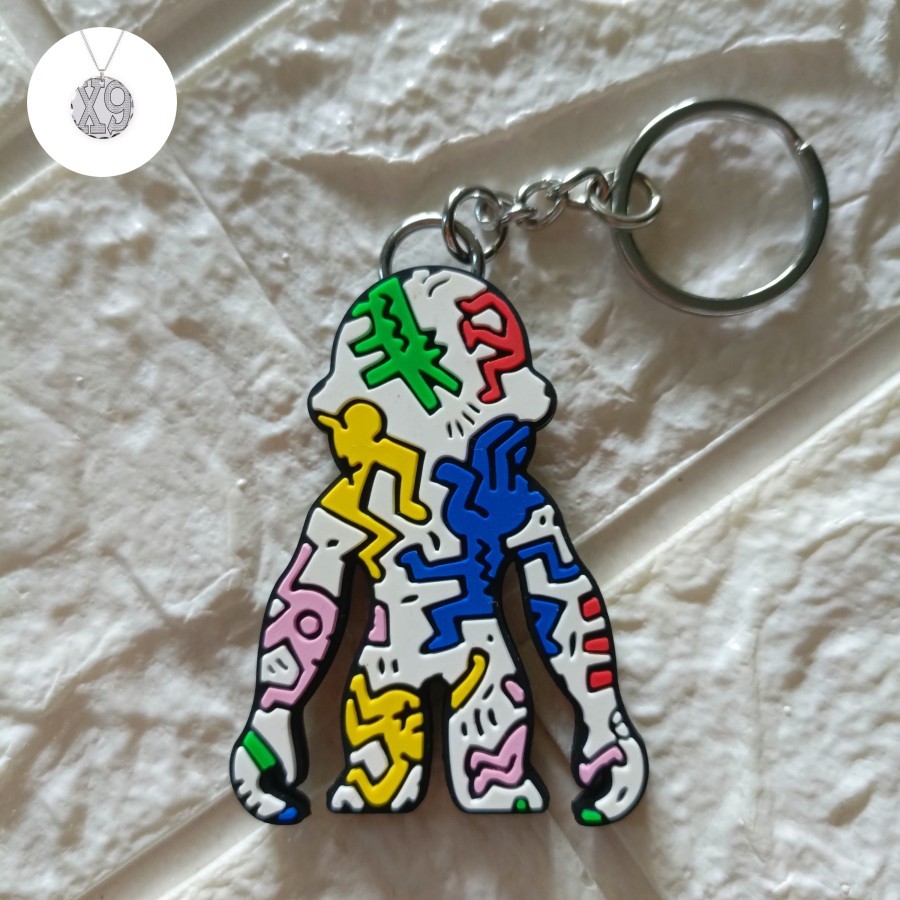 Jual Kipling x Keith Haring original pendant keychain limited edition ...