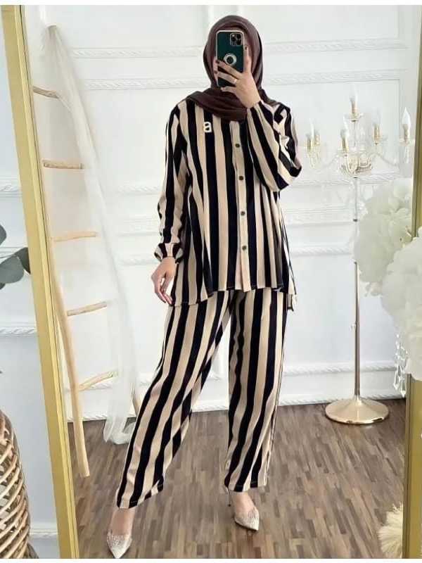 Jual NEW ONE SET DAILY SETELAN PAJASMAS OOTD SETCEL WANITA MOTIF TRENDY ...