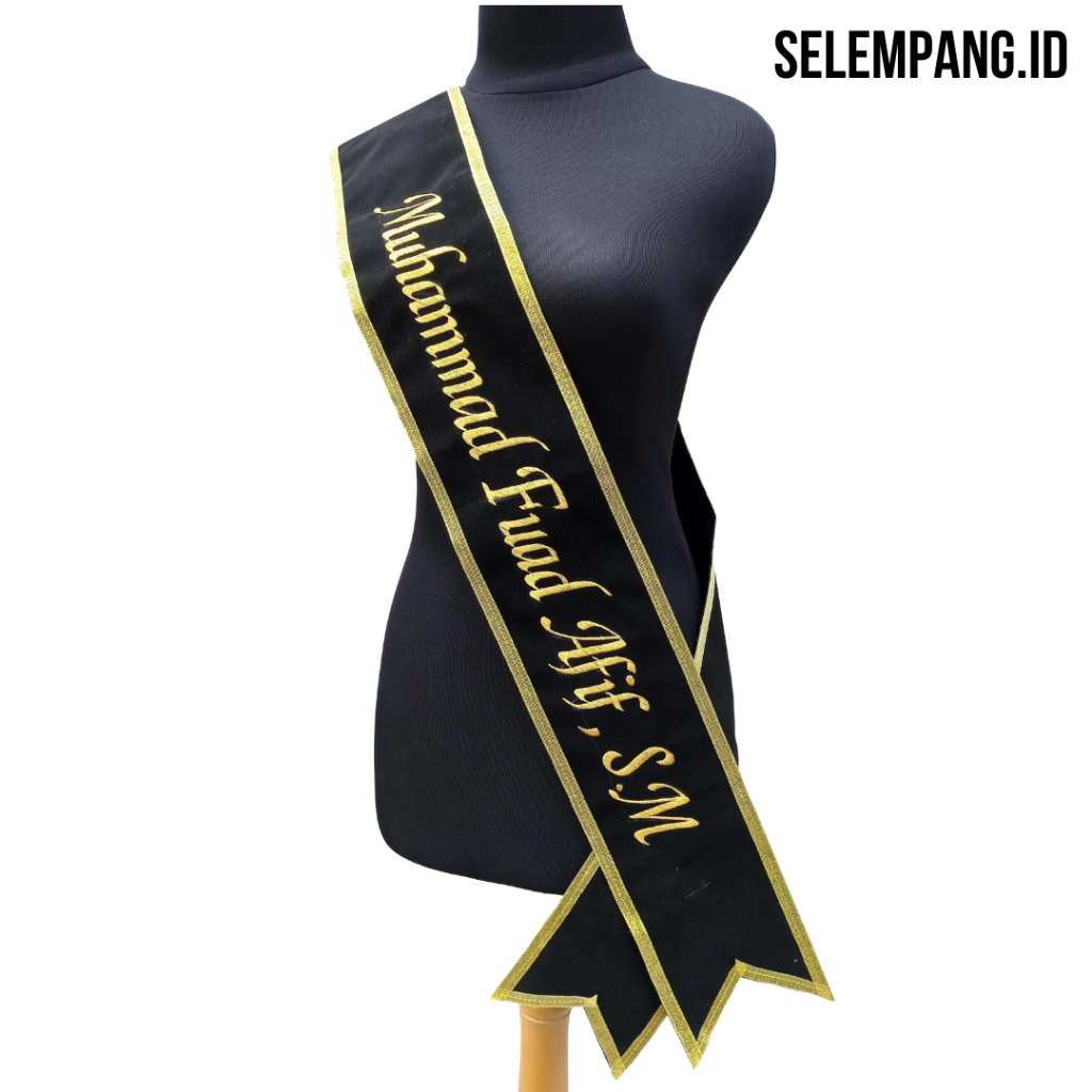 Jual (1HARI JADI) Selempang wisuda / Selendangwisuda / Sashwisuda ...