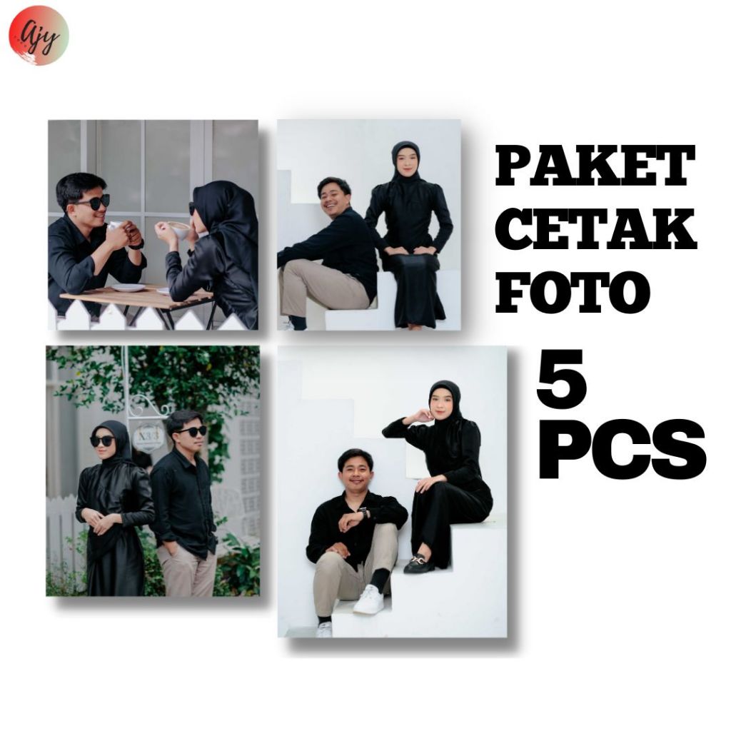Jual AJY Paket 5 PCS Hiasan Dinding Custom Cetak Foto atau Desain ...