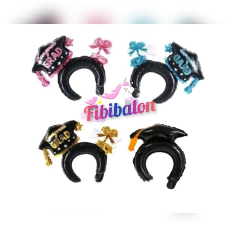 Jual Balon foil bando wisuda/balon foil graduation | Shopee Indonesia