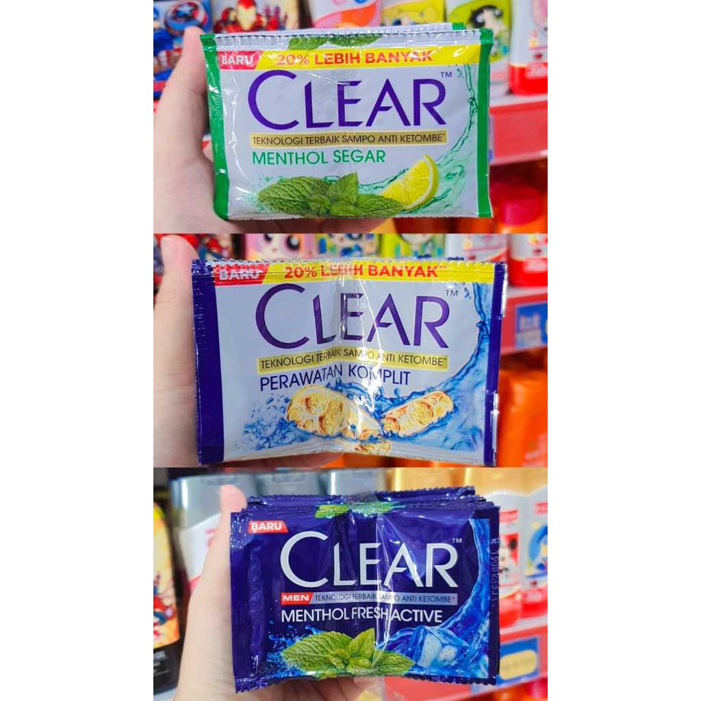 Jual Clear Shampoo Sachet (1 Renteng) | Shopee Indonesia