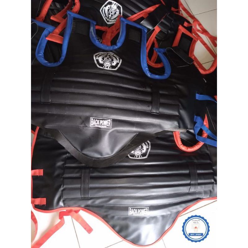 Jual Body Protector Silat / Bodi silat,Pelindung Dada Back Power Logo ...