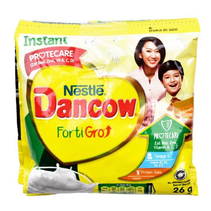 Jual Dancow Fortigo Susu Bubuk Instant 26grx10sachet (1 Renceng ...