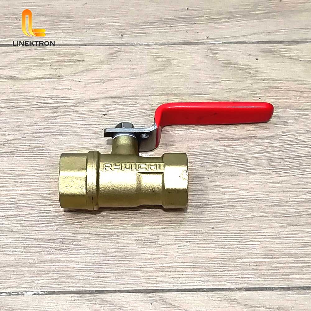 Jual STOP KRAN AIR KUNINGAN ASLI RYUCHI / BALL VALVE KUNINGAN ASLI RYUCHI 1/2 3/4 INCH | Shopee ...