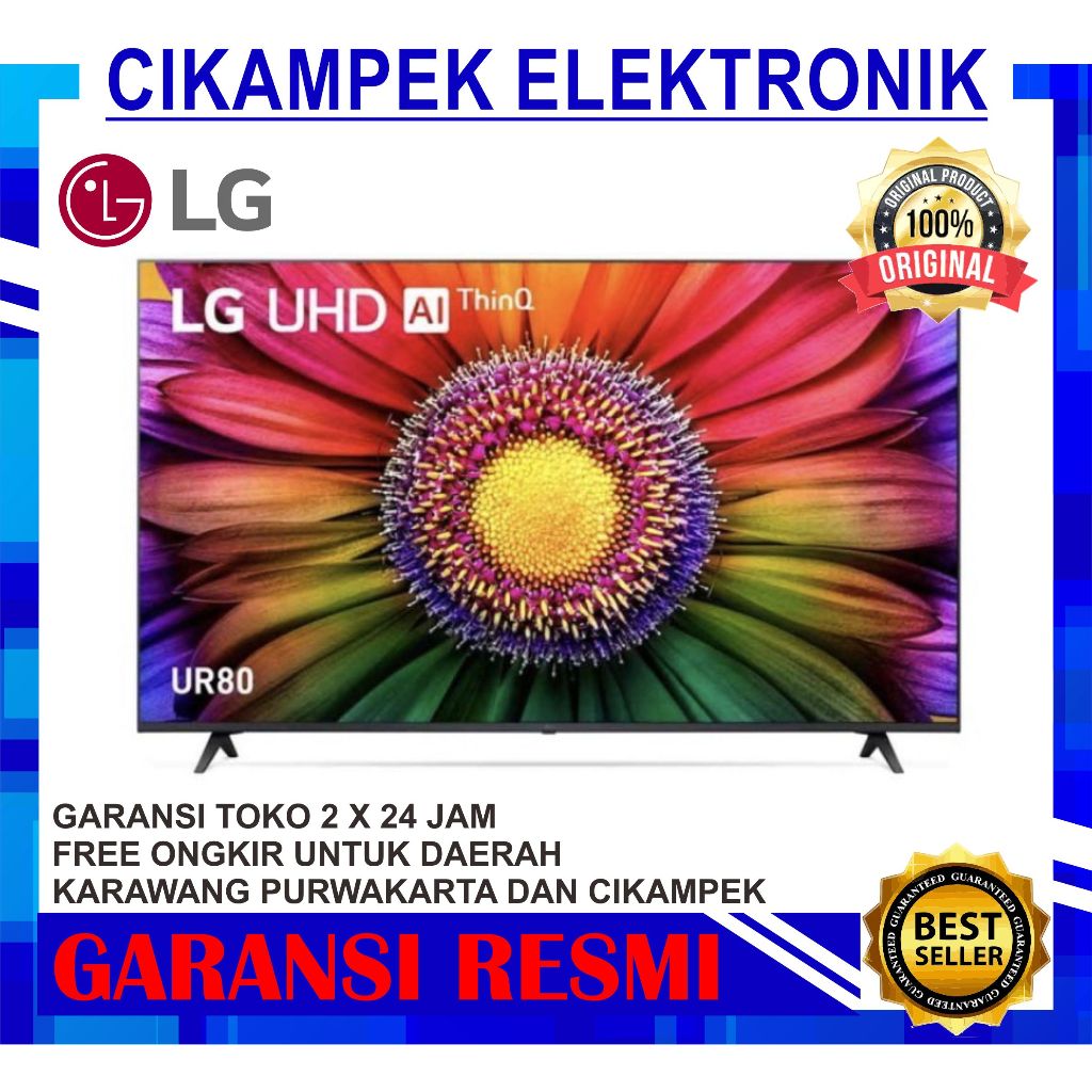 Jual Tv Led LG 75UR8050 PSB Smart Tv 75 Inch UHD 4K HDR ThinQ AI WebOS | Shopee Indonesia