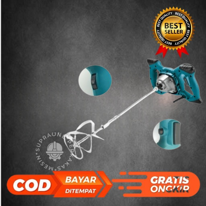 Jual Mesin Pengaduk Cat / Semen / Mixer Makanan Serbaguna Paint Mixer ...