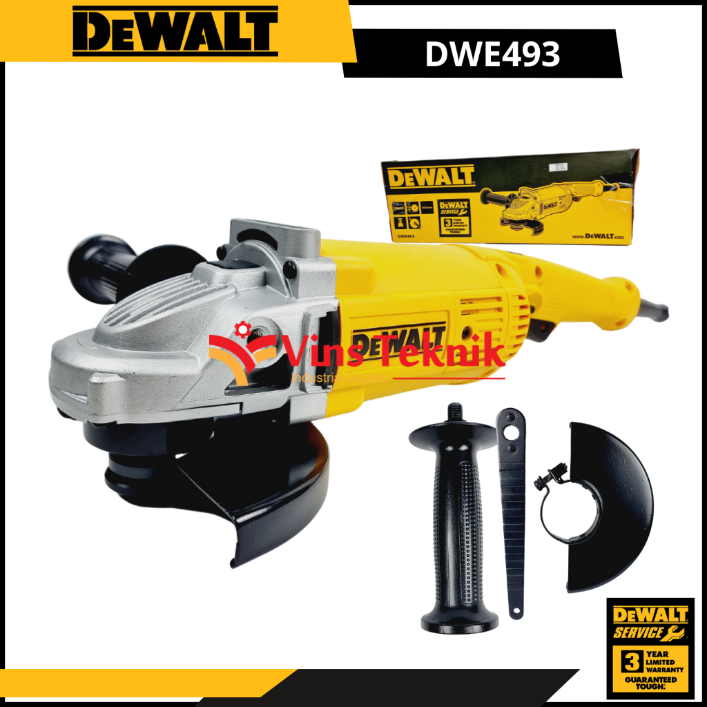 Jual Mesin Gerinda Tangan 7 inch Grinder DWE 493 Dewalt DWE493 Heavy Duty | Shopee Indonesia