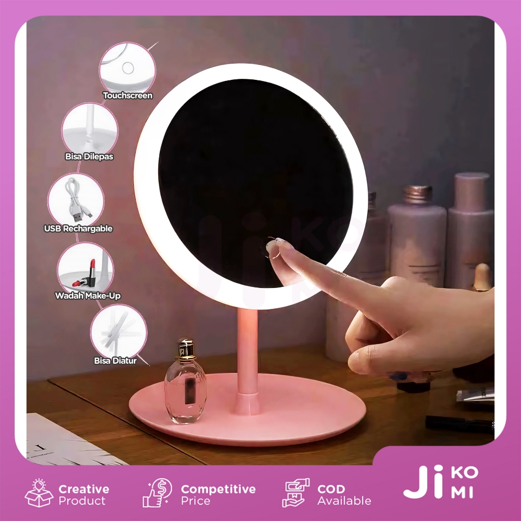 Jual Cermin Makeup LED Light SX-7009 Kaca Rias Portable Aesthetic ...