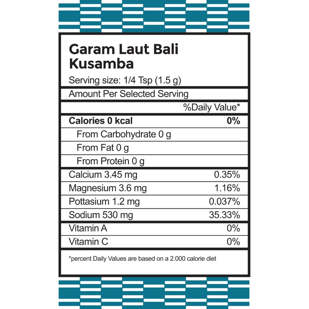 Jual RB Garam Kusamba, Garam Laut Bali Kusamba, Bali Sea Salt Original ...