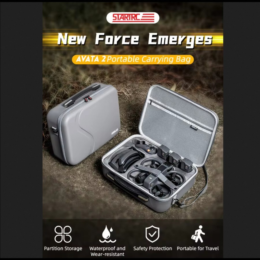 Jual STARTRC Hard Shoulder Bag Carrying Case Waterproof Storage DJI ...