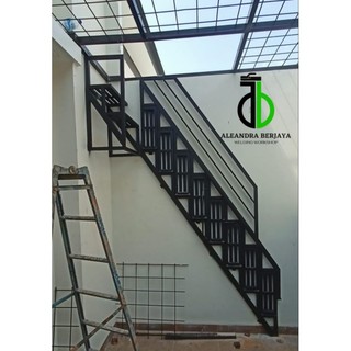 Jual Tangga lipat dinding /tangga rebah lipat/tangga lipat minimalis ...