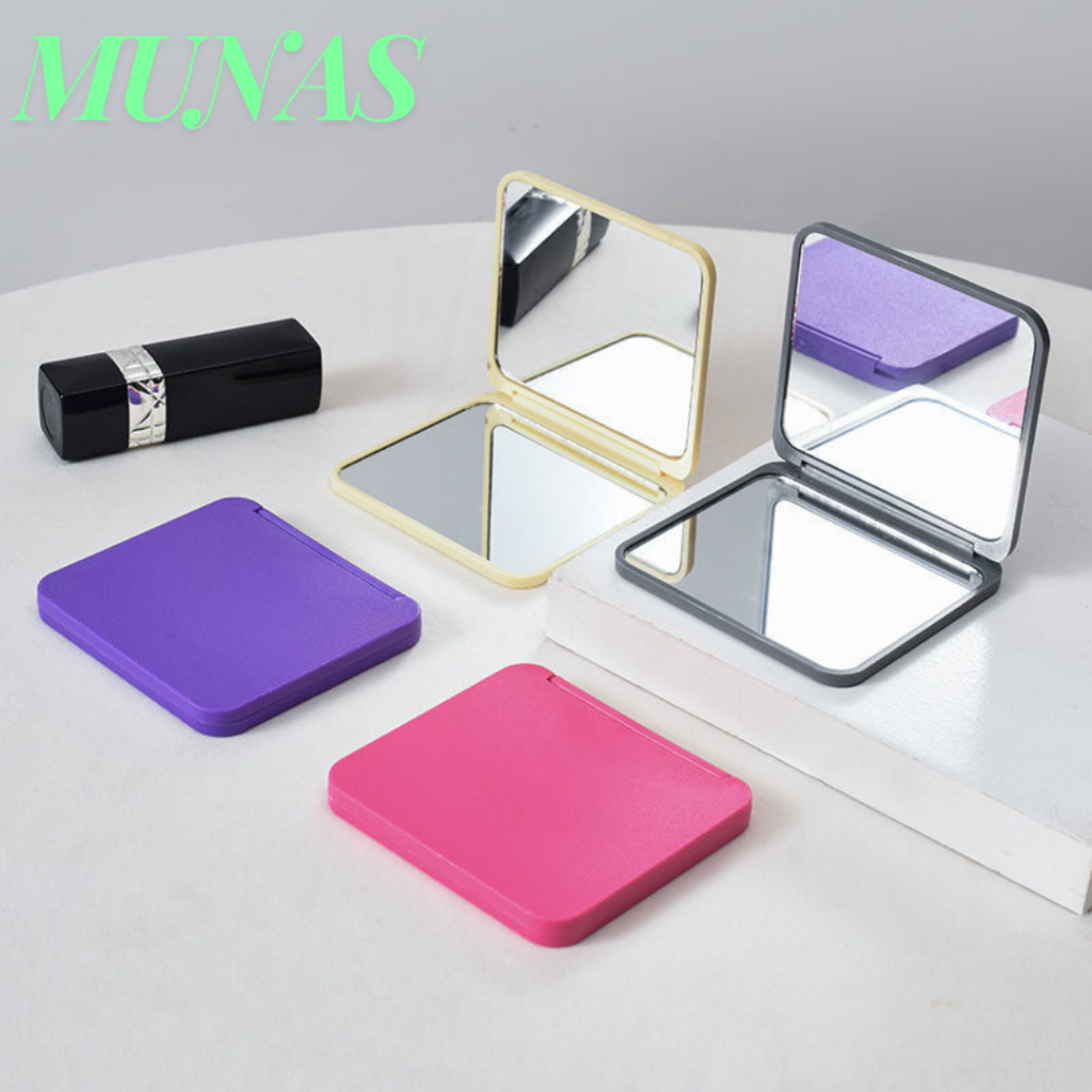 Jual MUNAS Cermin Lipat 2 Sisi Persegi Polos Kaca Make Up Lipat ...