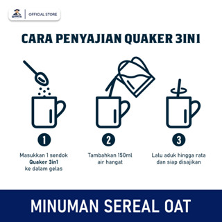 Jual Quaker 3in1 Chocolate Polybag 224g Minuman Sereal Oats (Isi 8 sachet) | Shopee Indonesia