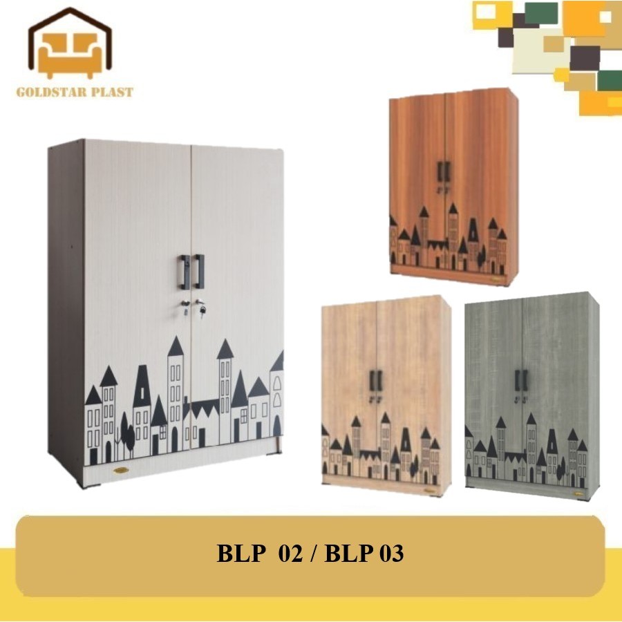 Jual Lemari Pakaian Anak 2 Pintu/Lemari Baju Anak/Baby Locker/BLP 03 ...