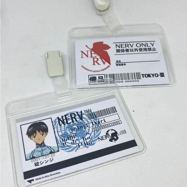 Jual Evangelion ID Card NERV ID Badge Costume Cosplay | Shopee Indonesia