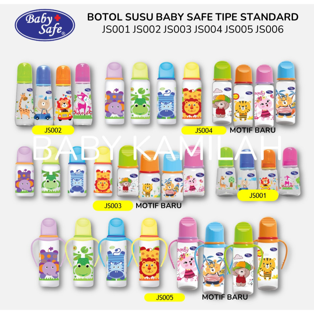 Jual BABY SAFE Botol Susu Bayi JS001 JS002 JS003 JS004 JS005 JS006 ...