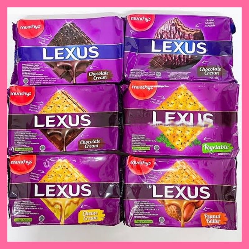 Jual lexus biskuit cookies import munchy's chocolate cheese peanut ...