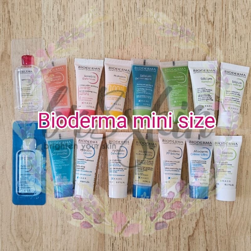 Jual BIODERMA Mini sample travel size sensibio sebium hydrabio atoderm ...