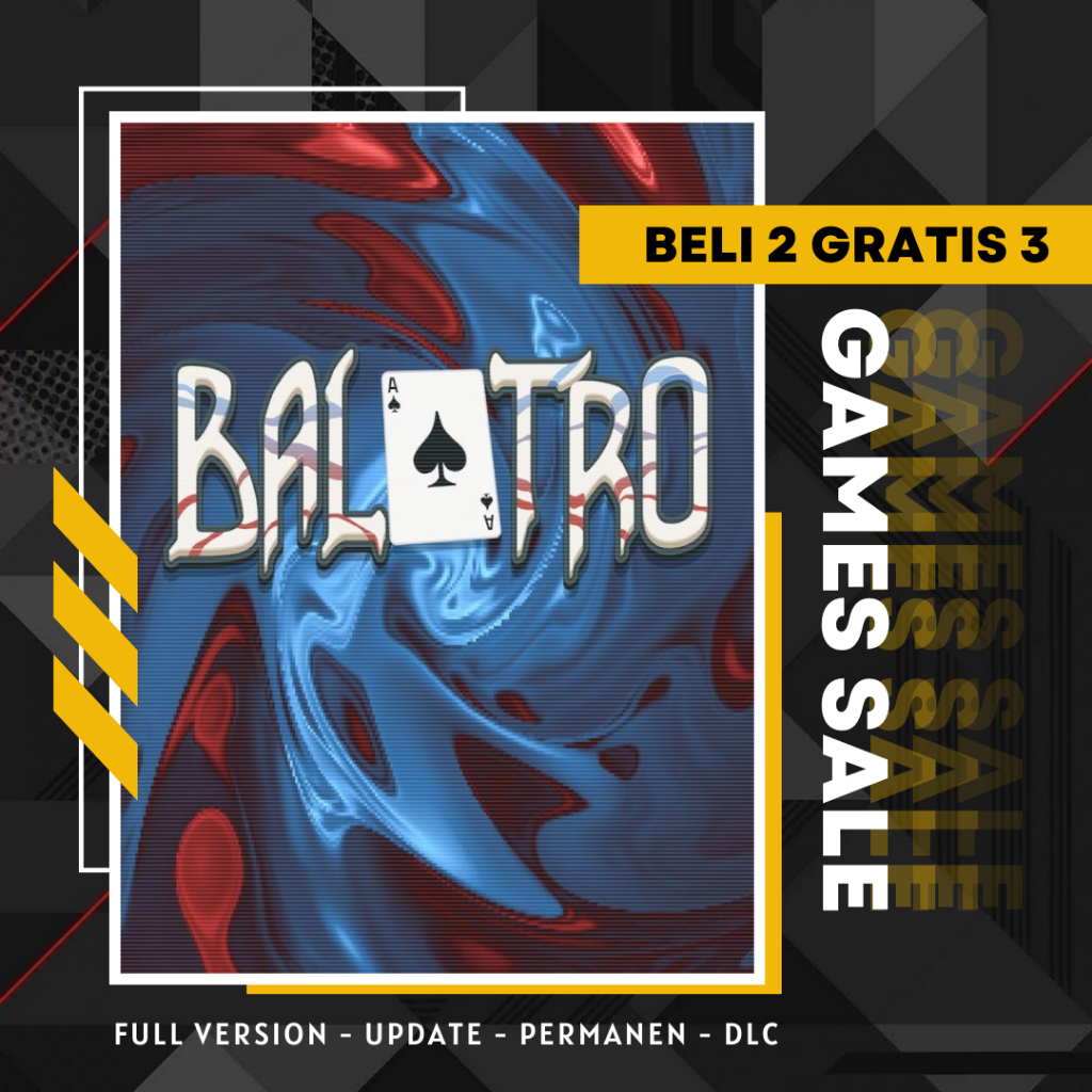 Jual BALATRO- GAME PC - GAME LAPTOP - PC GAMES | Shopee Indonesia