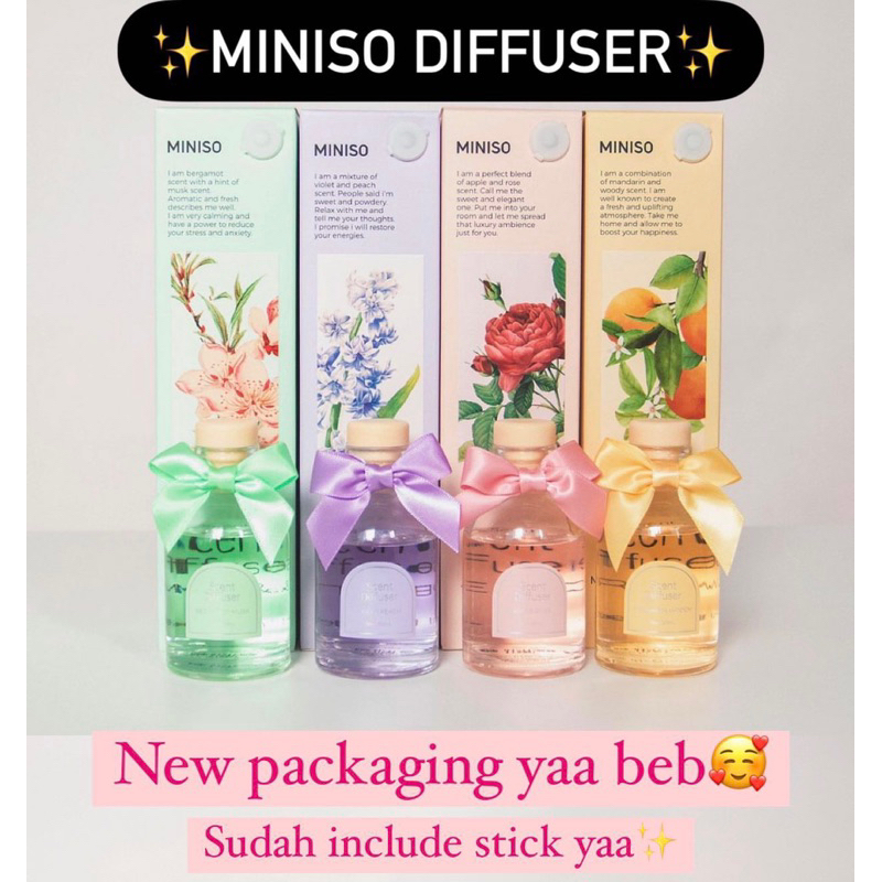 Jual MINISO SCENT DIFFUSER/pengharum ruangan | Shopee Indonesia