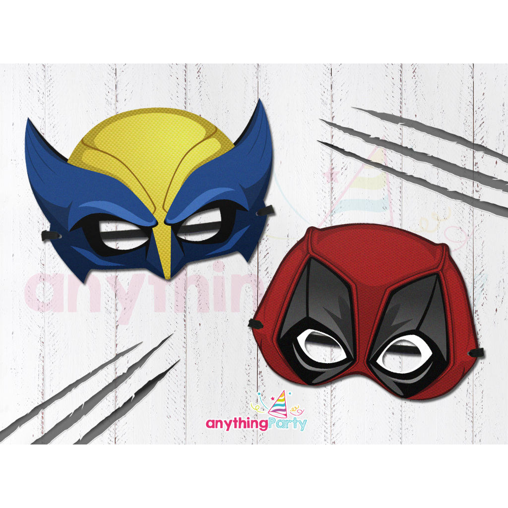 Jual Topeng Pesta Ultah Anak Karakter / Birthday Party Mask Superhero ...
